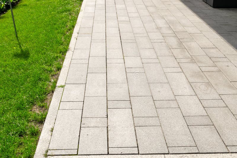 Modern Paved Path stock image. Image of path, space - 258948121