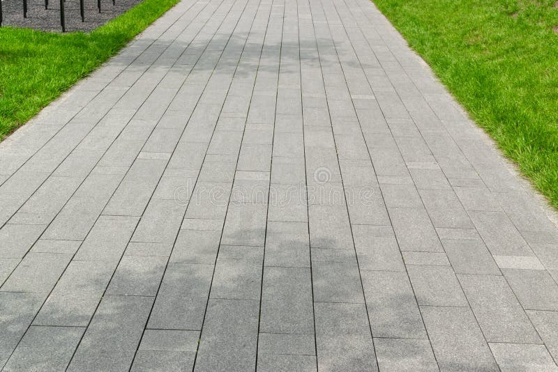 Modern Paved Path stock image. Image of stone, modern - 258948145
