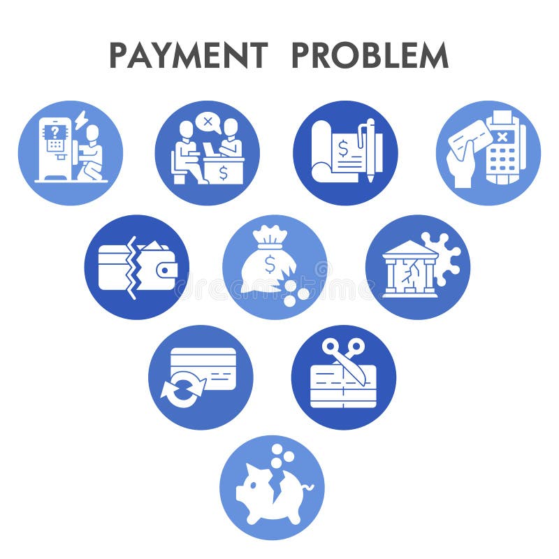 Business Problem Thin Line Icon Set, Problem Solving Symbols Set ...