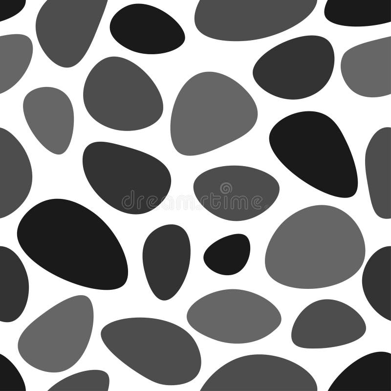 Modern Pebble Vector Cartoon Backgroun Pattern Seamless Stock ...