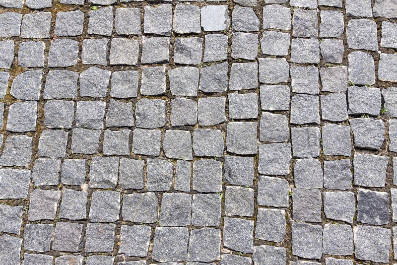 Pedestrian Paving in Street Stock Photo - Image of paved, exterior ...