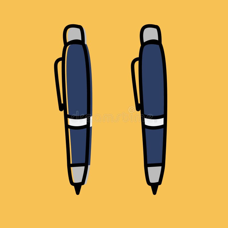 Documents Pen Blue Icon Stock Illustrations – 360 Documents Pen Blue ...