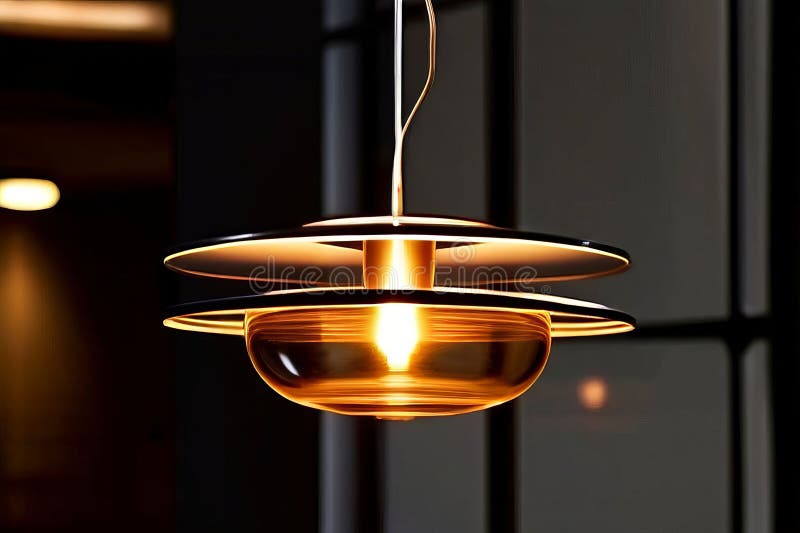 Modern Pendant Lighting Highlight Design and Mood Setting Stock ...
