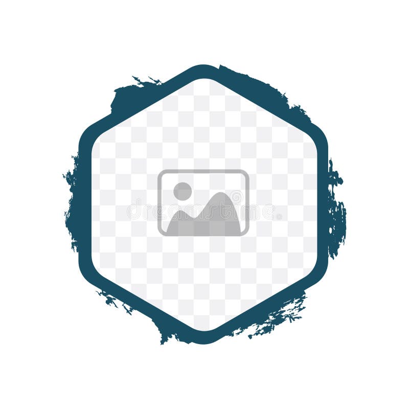 Modern Pentagon Shape or Photo Frame. Vector Graphic Design Stock ...