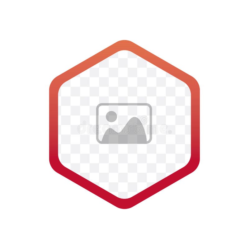 Modern Pentagon Shape or Photo Frame. Vector Graphic Design Stock ...