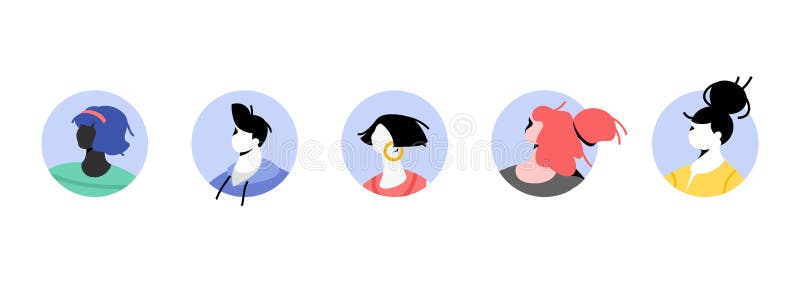 Modern People Avatars stock vector. Illustration of collaboration ...