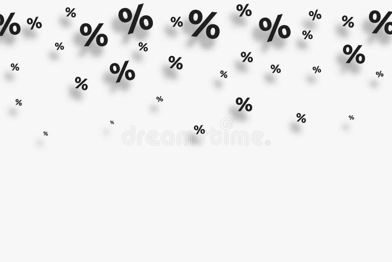 Modern Percentage Icon Pattern Background for Business and Finance ...