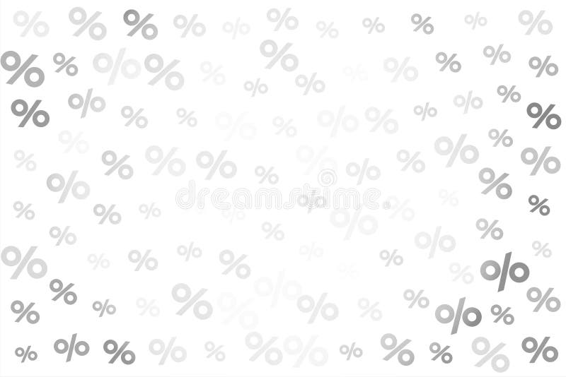 Modern Percentage Sign Pattern Background for Calculating Interest ...