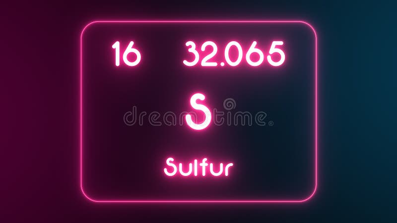 Modern Periodic Table Sodium Element Neon Text Illustration Stock ...