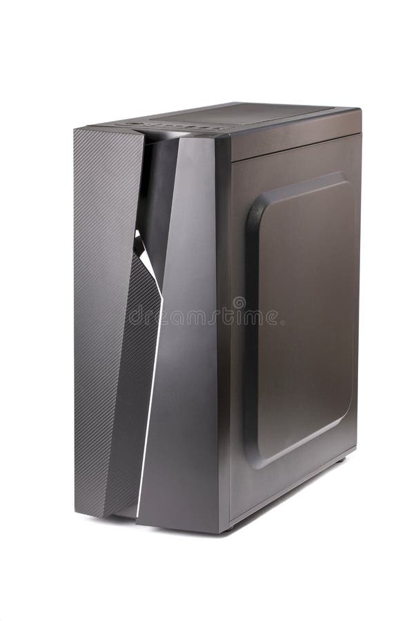 Modern Personal Computer on Desk Stock Photo - Image of computer ...