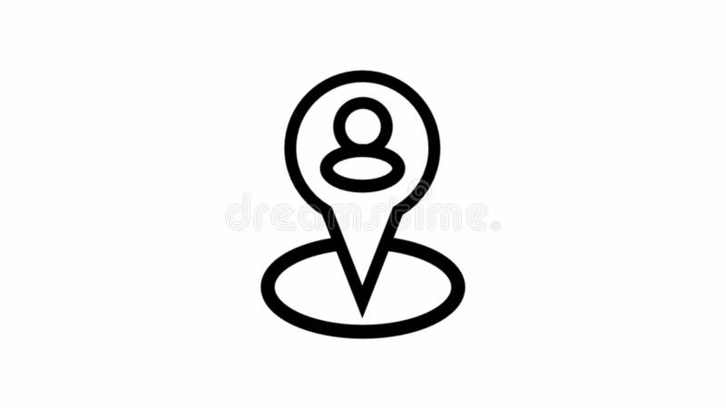 Modern Personal Location Pin Animated Icon - Location and Navigation ...