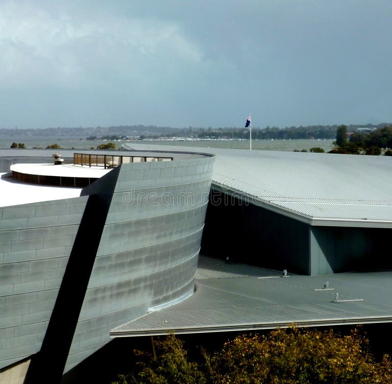 Modern Perth Architecture stock photo. Image of flag - 26558040