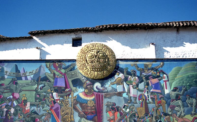 Modern Peruvian art editorial photo. Image of mask, fight - 18567506