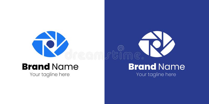 Modern Photography Logo Design with Eye and Aperture. Eye, Camera ...