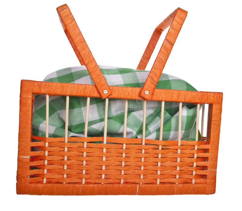 Modern Picnic stock photo. Image of basket, blanket, green - 15079860