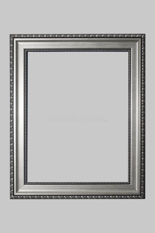 Wooden Contemporary Dark Plain Dark Gray Photo Frame White Background ...