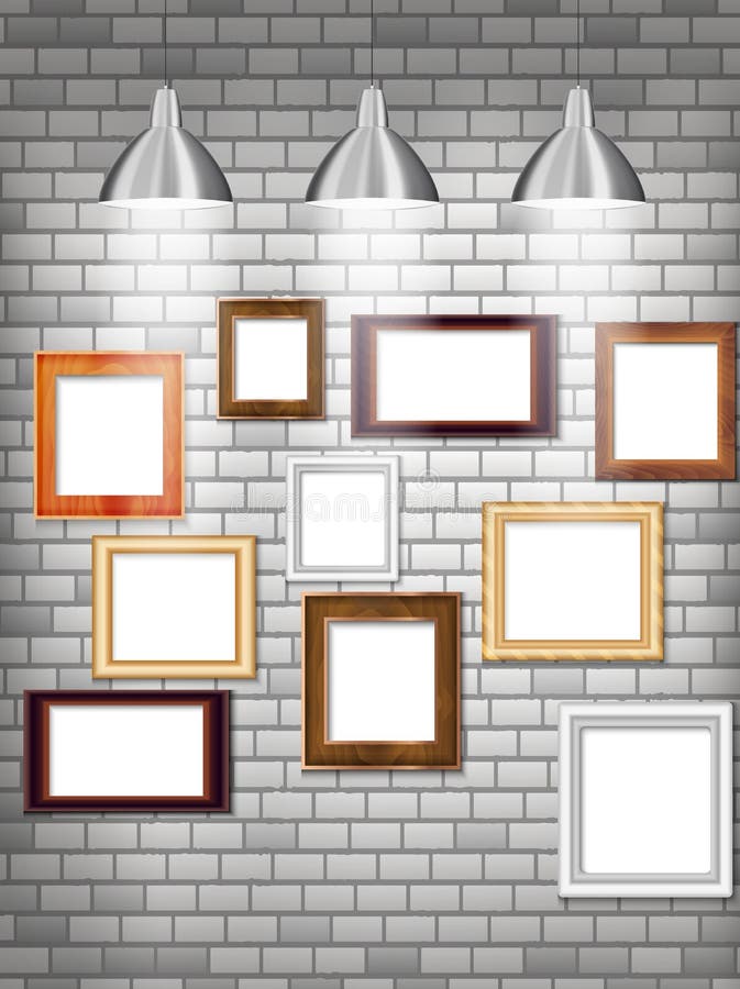 Modern picture frame stock illustration. Illustration of object - 17348518