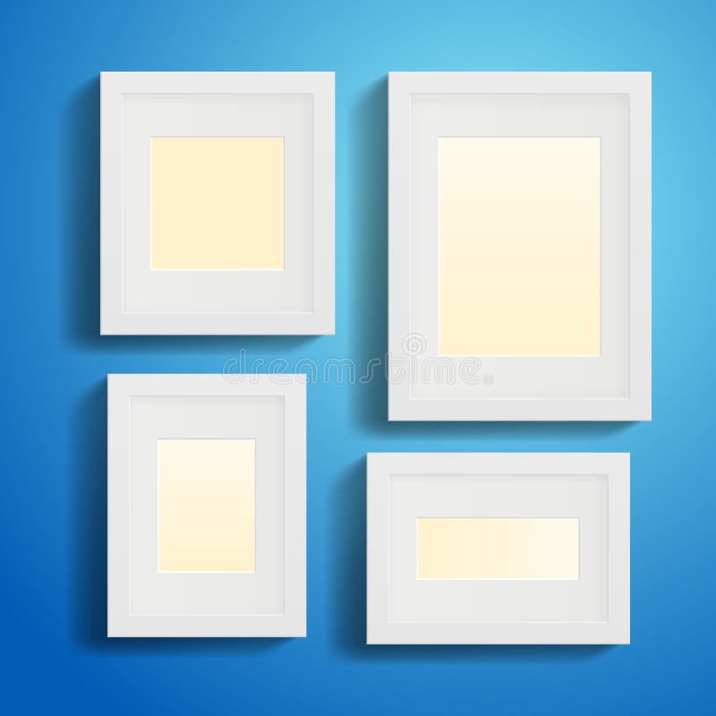 Modern Picture Frames Design Vector Illustration Stock Vector ...