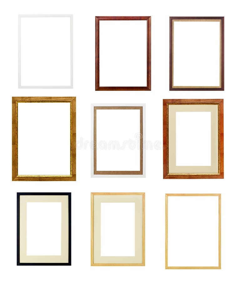 Modern picture frames stock photo. Image of shot, collection - 47021804