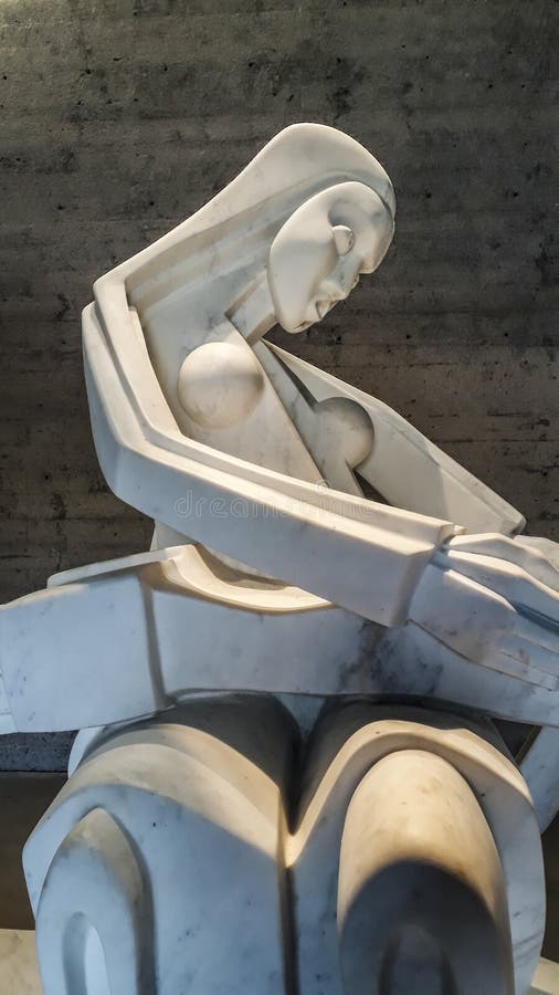 Modern Pieta Sculpture editorial image. Image of mary - 209218855