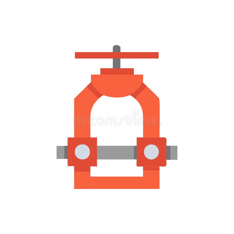 Modern Pipe Clamp Icon Representation Stock Vector - Illustration of ...