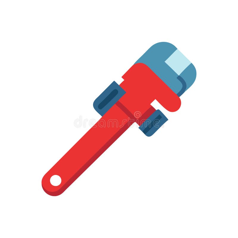 Modern Pipe Wrench Icon Representation Stock Vector - Illustration of ...
