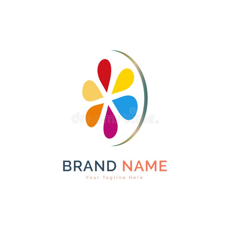 Modern Pixel Colour Logo Template Design Vector for Brand or Company ...