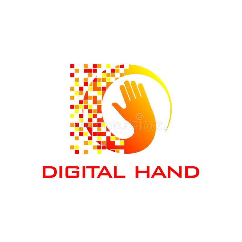 Vector Robotic Arm Symbol. Robot Hand Stock Vector - Illustration of ...