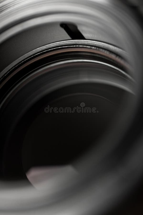 Modern plain camera lens stock image. Image of aperture - 268653633