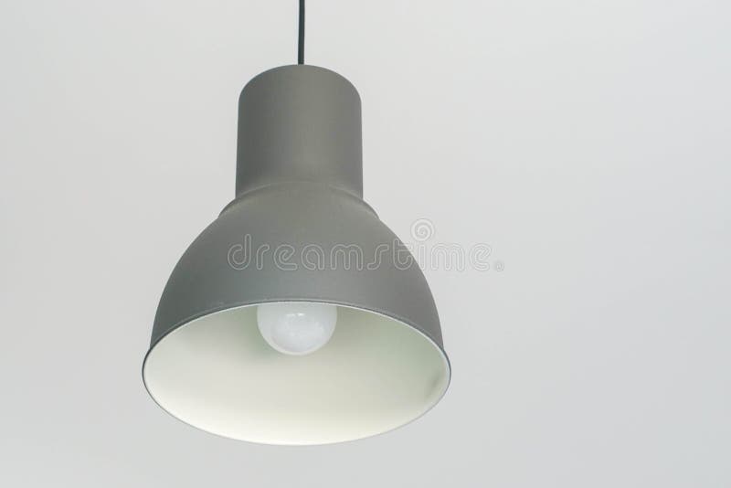 Modern plain ceiling lamp stock photo. Image of lantern - 79578048
