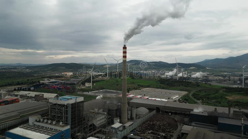 Modern Plant and Communication Network Concept. IoT Internet of Things ...