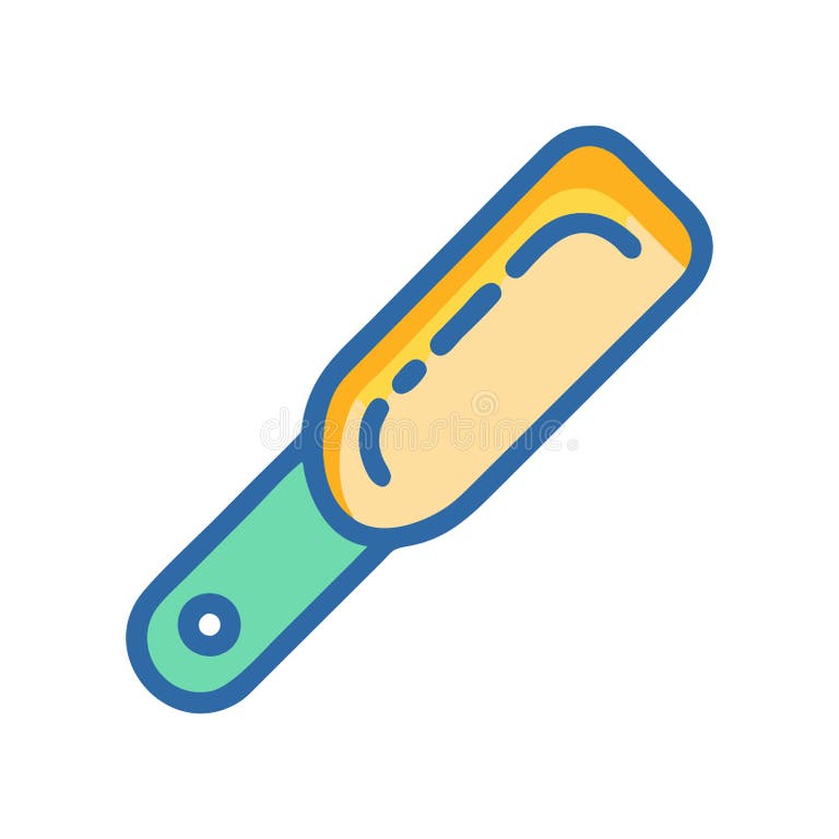 Modern Plaster Float Tool Icon Representation Stock Vector ...