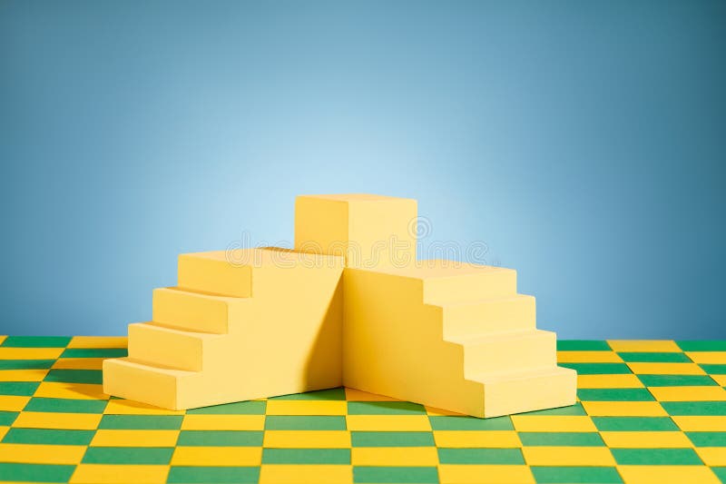 Modern Platform for Product Display Presentation Stock Illustration ...