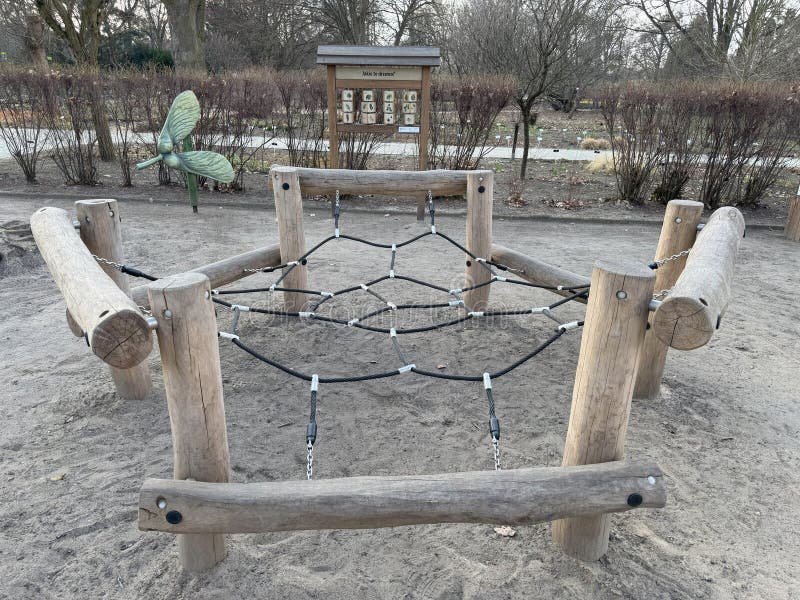 Playground Park Interactive Board Trees Plants Maze Paths Climbing ...