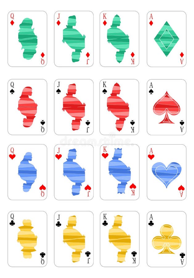 Modern playing cards stock vector. Illustration of games - 93036268