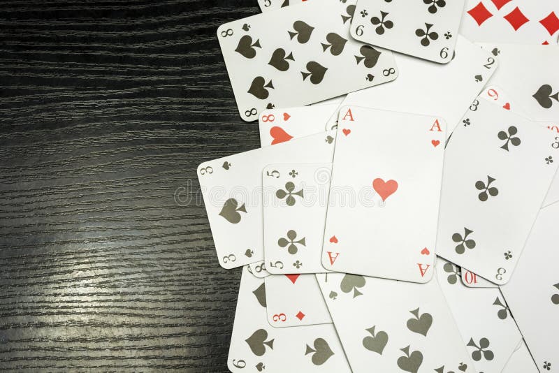 Modern playing cards. stock photo. Image of clubs, clovers - 106292350