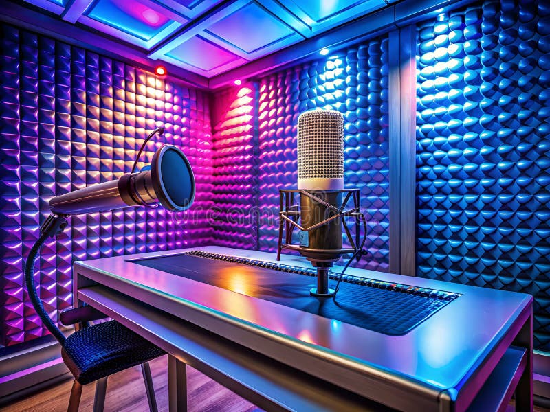 Modern Podcast and Streaming Studio Professional Audio Production with ...