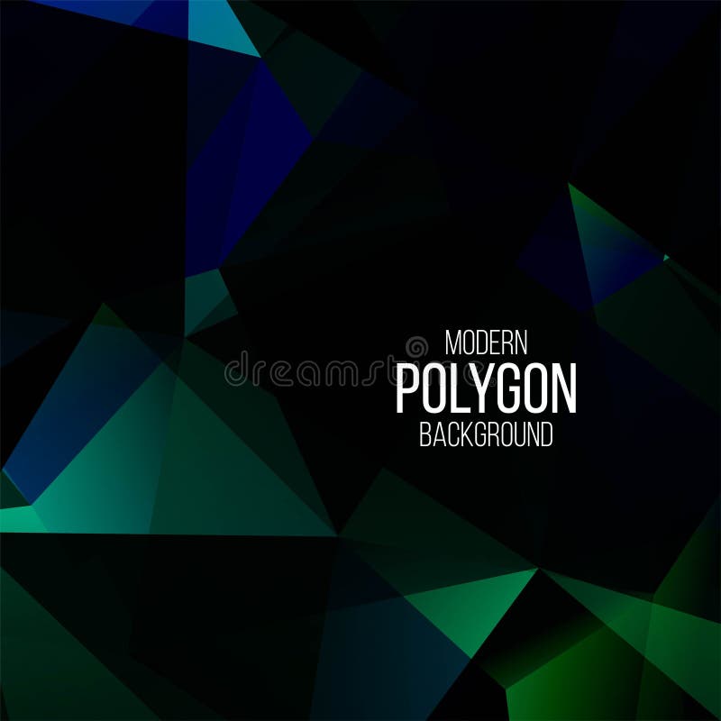 Modern Polygon Geometric Background Design Stock Vector - Illustration ...