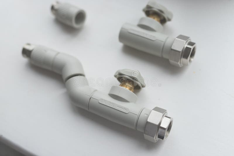 Modern Polypropylene Water Tap Witn and Separately Polypropylene Pipe ...