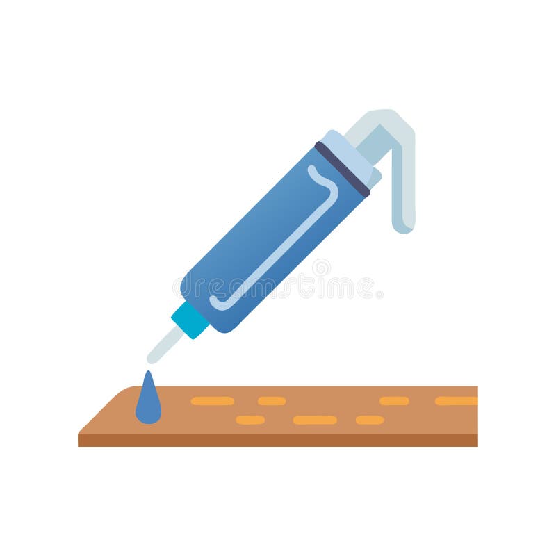 Modern Polyurethane Sealant Icon Representation Stock Illustration ...