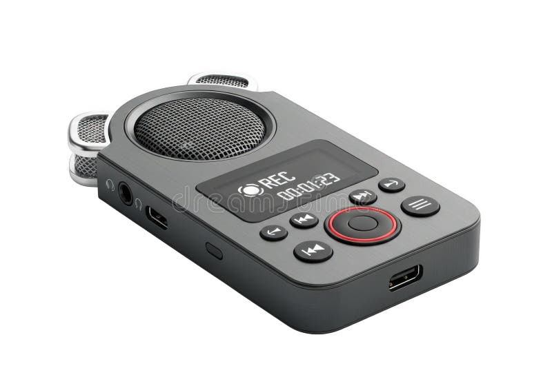 Portable Digital Voice Recorder Stock Illustrations – 567 Portable ...