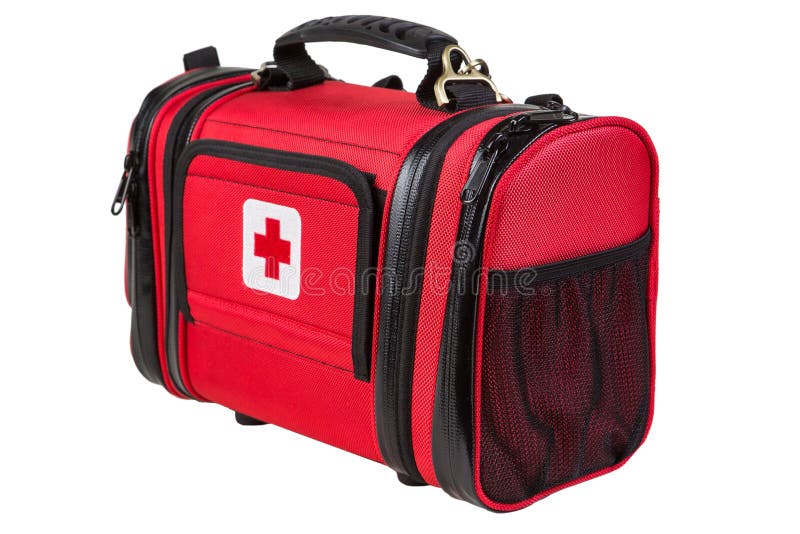 Modern Portable Doctor Red Bag Isolated Editorial Photo - Image of ...