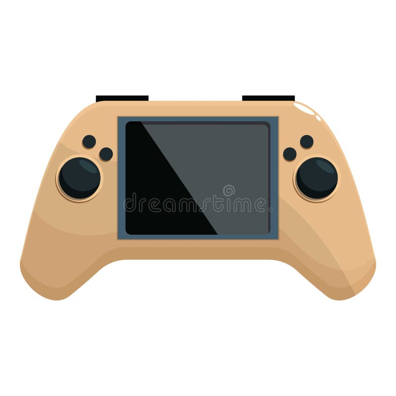 Modern Portable Gaming Console with Large Screen Displaying Empty ... Modern Portable Gaming Console with Large Screen Displaying Empty ...