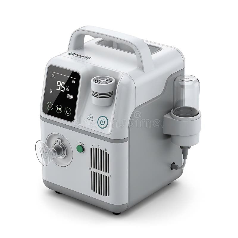 Portable Oxygen Concentrator Machine Stock Illustrations – 140 Portable ...