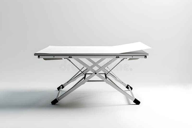 Modern Portable Table on White Background. Minimalistic Design ...