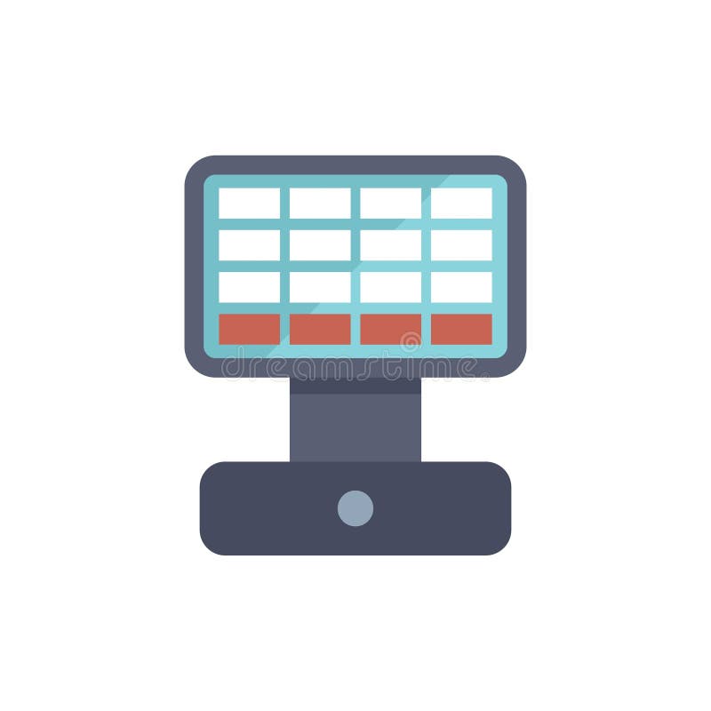 Modern Pos Terminal Illustrating the Concept of Digital Payment Stock ...