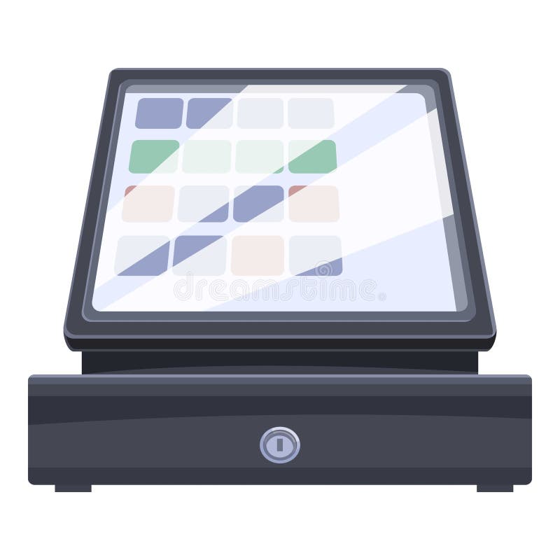 Modern Pos Terminal with Touch Screen Showing Interface for Accepting ...