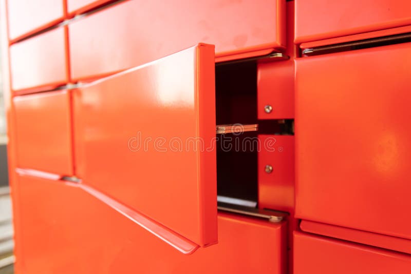Modern Postal Automatic Mail Terminal with Self Service Stock Photo ...