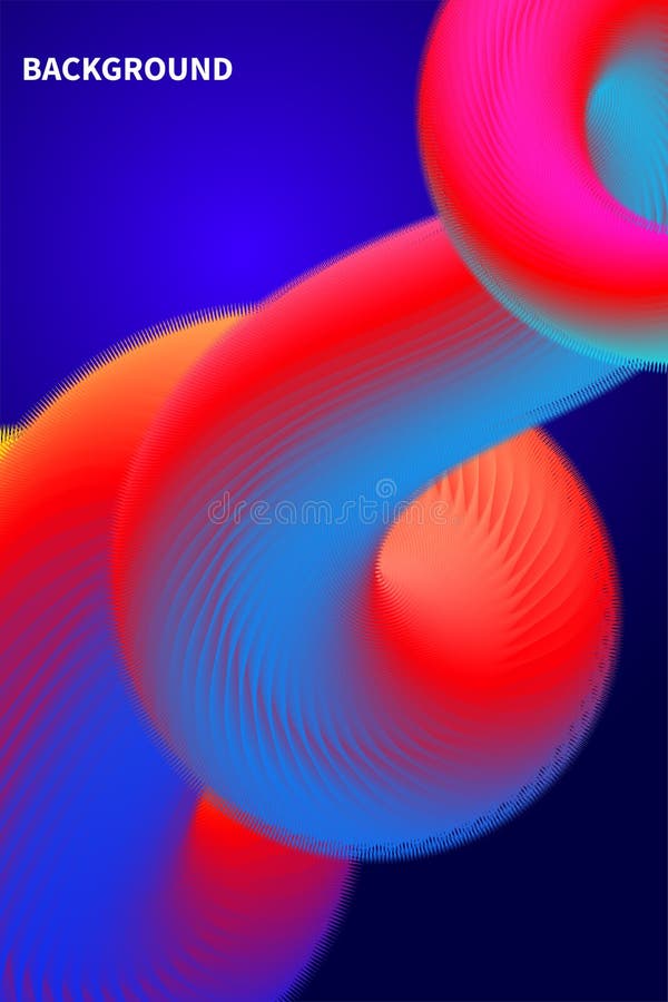 Modern Poster Design. Abstract Fluid Vector Background Stock Vector ...