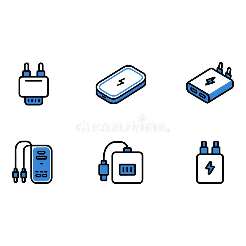 Power Adapters Stock Illustrations – 397 Power Adapters Stock ...